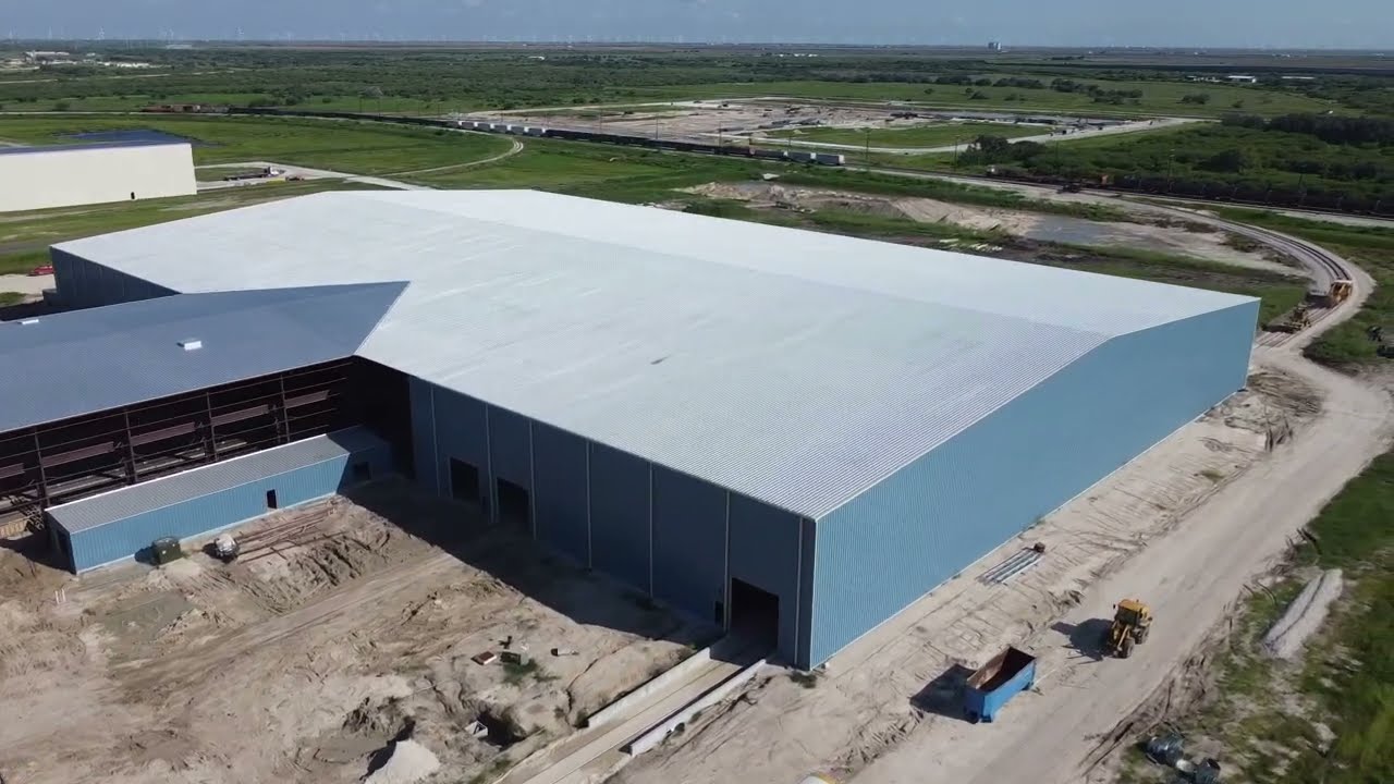 September Sinton, TX Mill Construction Update - YouTube