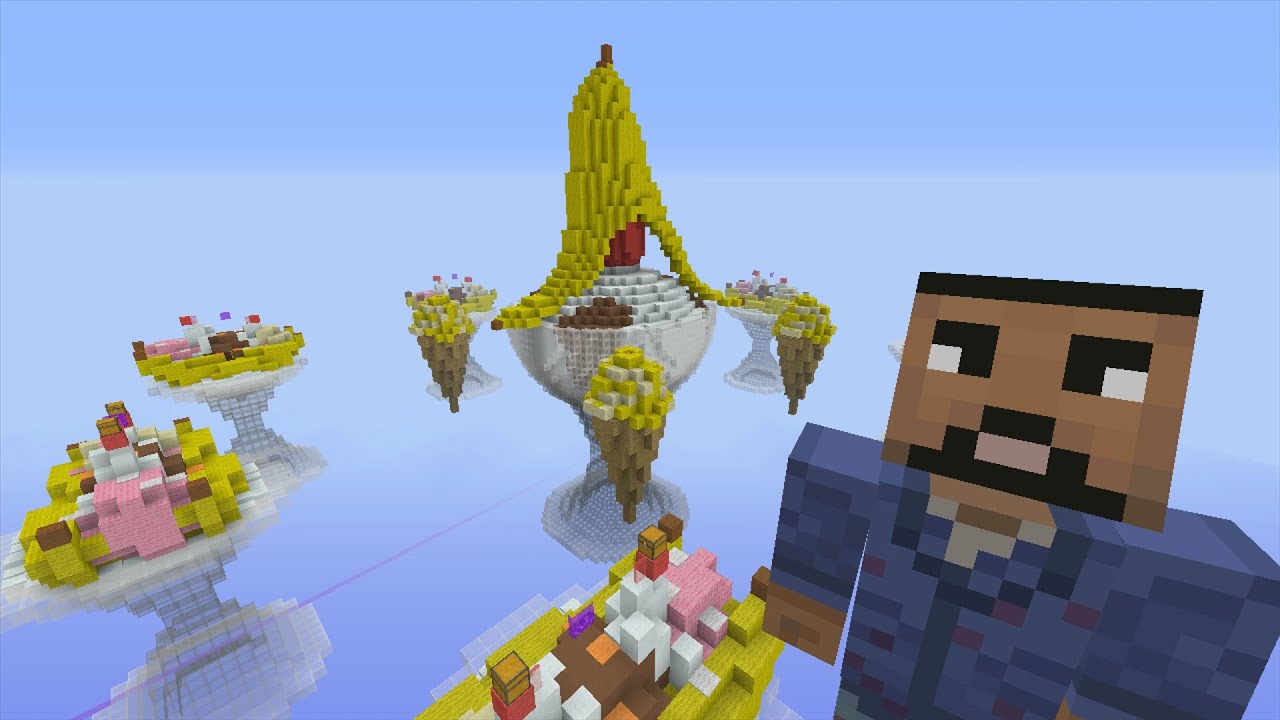 Minecraft Xbox - Banana Split - SkyWars - YouTube