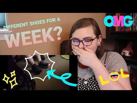 REACTING TO THE DIFFERENT SHOE CHALLENGE!!!