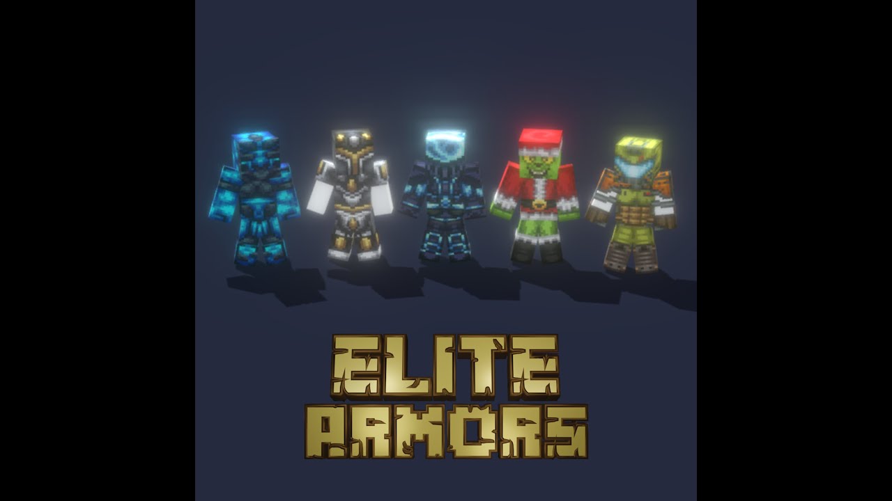 Elite Armors Volume 38 Volume 1 Minecraft Models - YouTube
