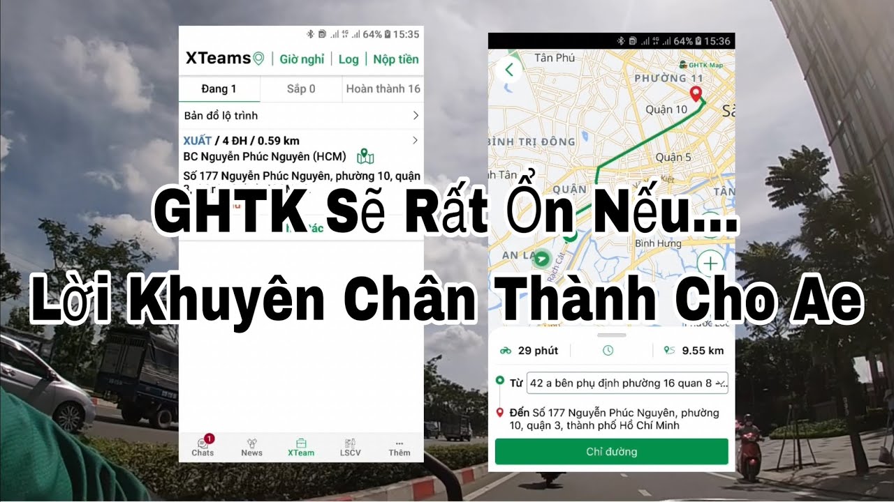 Làm shipper GHTK rất ổn và lời khuyên cho ae @ShipperViet1 - YouTube