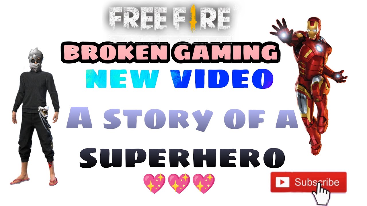 Story Of A "Superhero" || '`3Gb Montage free fire || This Video Edited ...