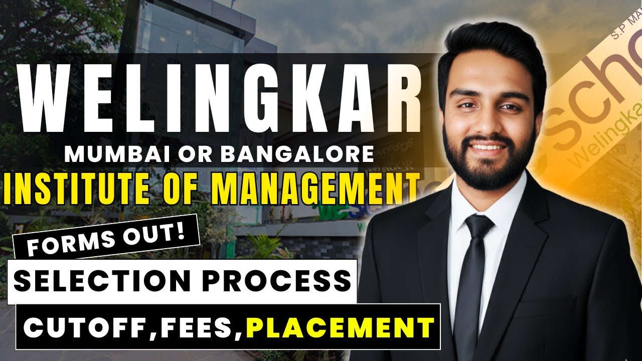 Welingkar Mumbai & Bangalore 2026 Forms Are Out! Worth Joining ...