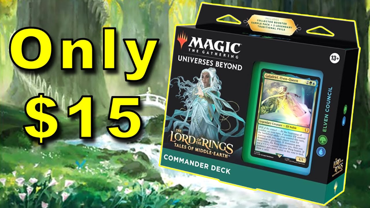 Elven Council BUDGET Upgrade | Magic the Gathering | Commander Precon ...