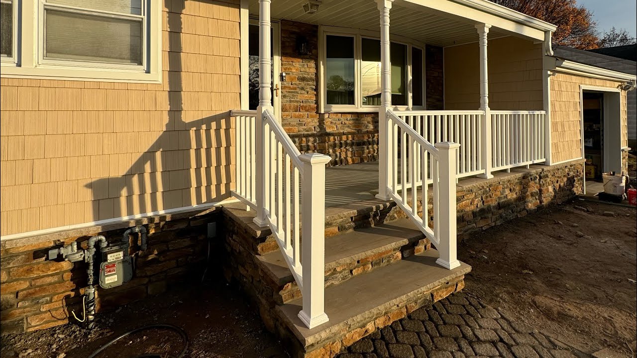 Full Front Porch Rebuild Step by Step Explained - YouTube