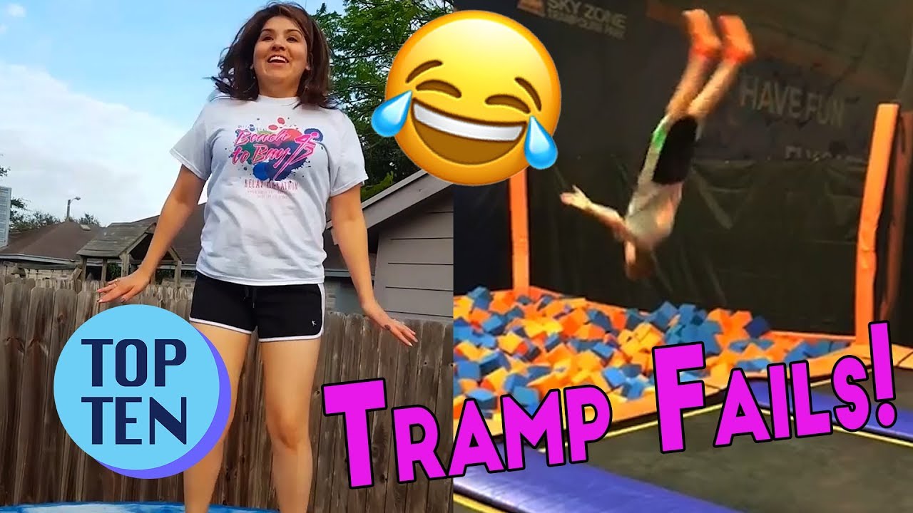 Top 10 Trampoline Fails of 2017 - YouTube