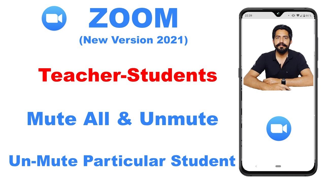 How to Mute All & Unmute Students on Zoom Meeting App || Unmute ...