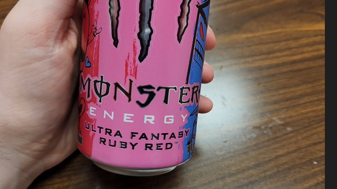 Monster Energy : Ultra Fantasy Ruby Red (NEW FLAVOR?!) - YouTube