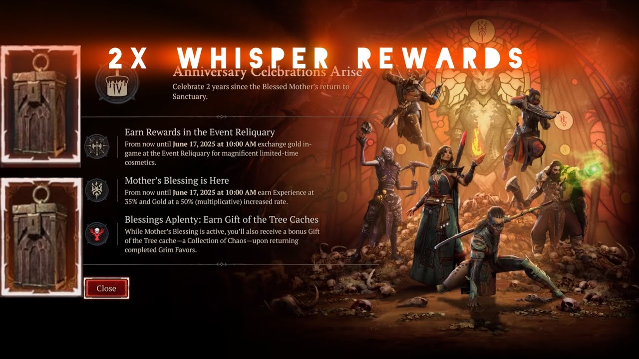 DOUBLE Whisper Farming! Diablo IV New Event - YouTube