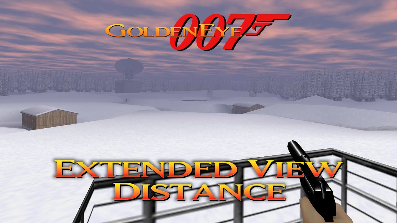 GoldenEye 007 N64 - Extended View Distance Livestream - YouTube