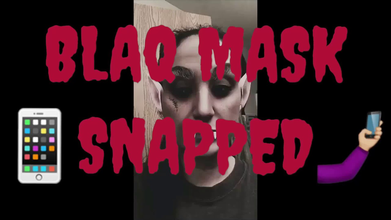BLAQ PEEL OFF MASK -SNAPPED - YouTube