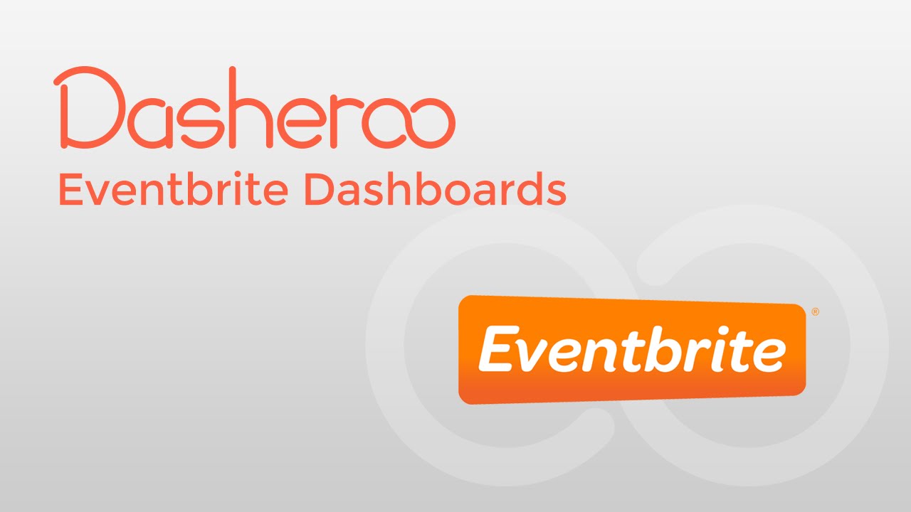 Eventbrite Dashboards with Dasheroo Business Dashboards - YouTube