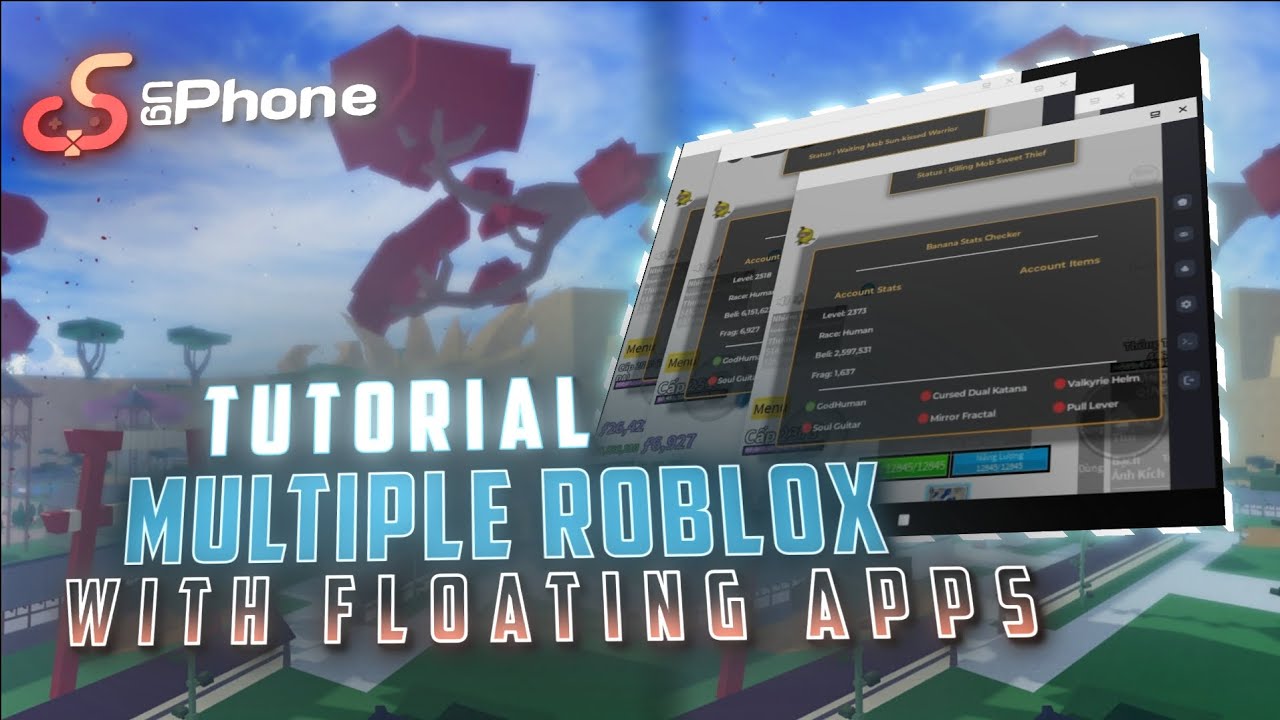 How To Cloning Roblox | Multiple Roblox | Floating Apps Method ...
