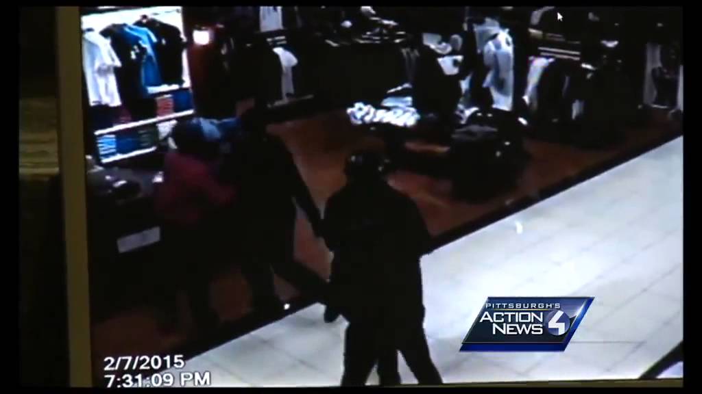 Surveillance video of Monroeville Mall shooting - YouTube