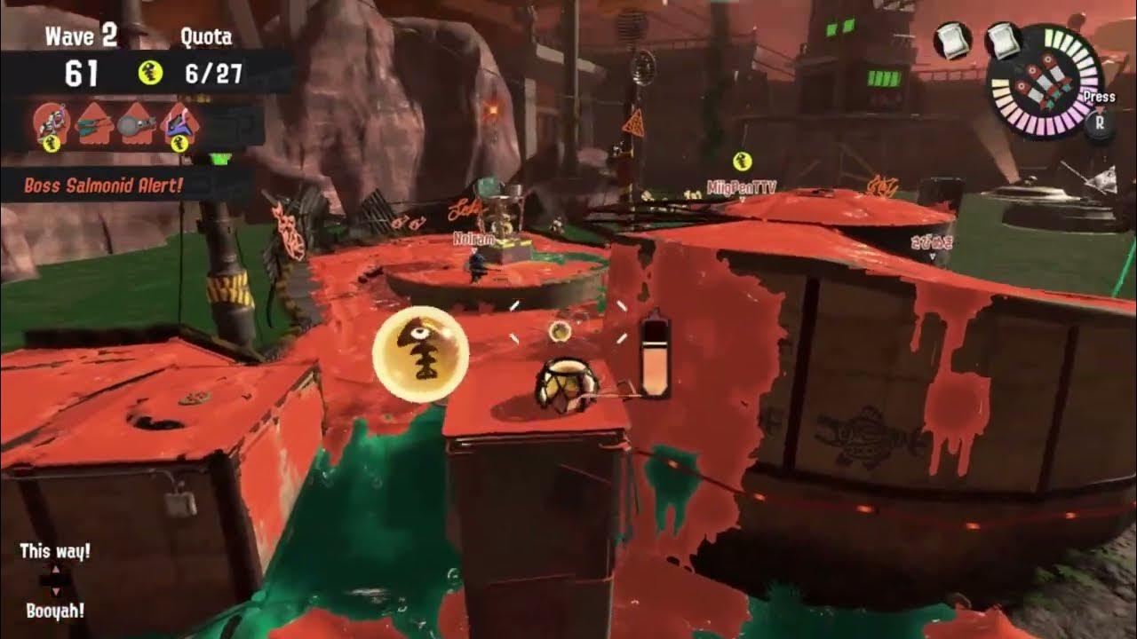 Splatoon 3 - Salmon Run Gameplay (Sockeye Station) - YouTube