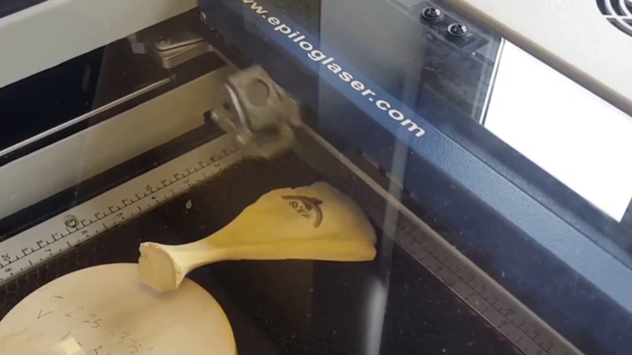 Laser Engraving Bone - YouTube