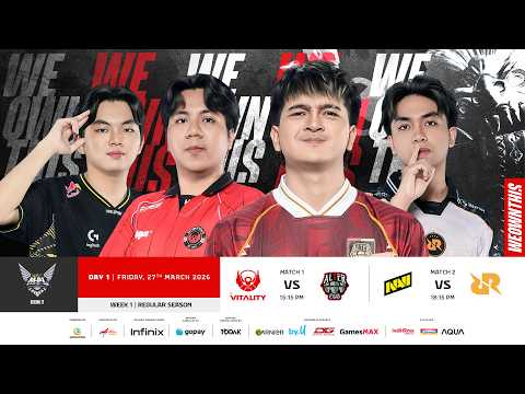 🔴 LIVE | MPL ID S17 | Regular Season Day 1 Week 1 | English