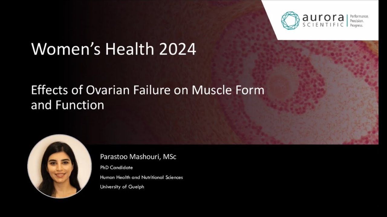 Effects of Ovarian Failure on Muscle Form and Function - YouTube