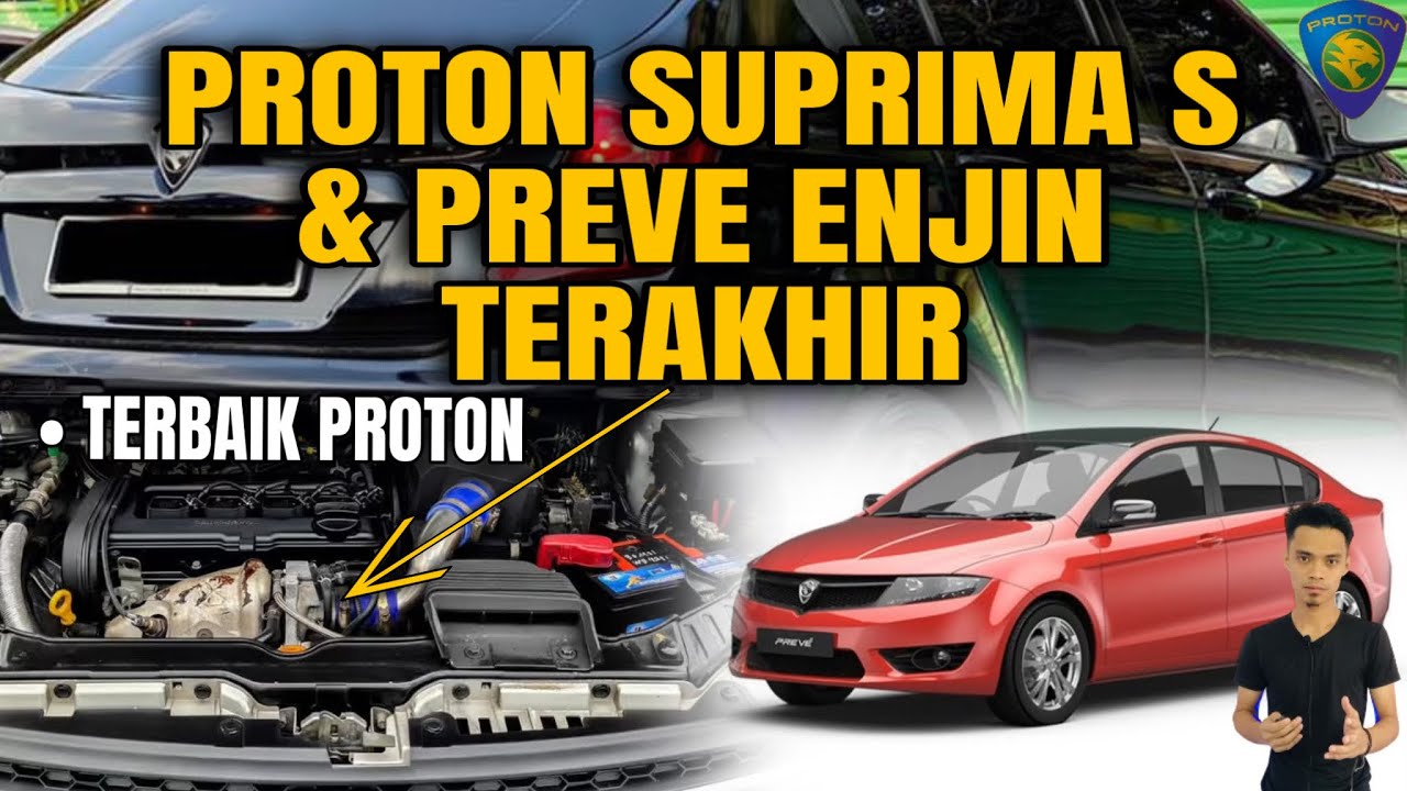 PROTON SUPRIMA S DAN PREVE | ENJIN TERAKHIR TERBAIK PROTON - YouTube