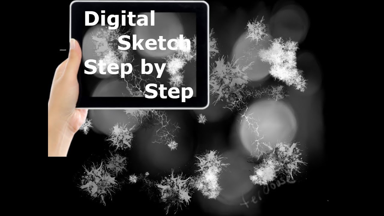 Digital Art | Draw a Frosted Window| Daily Drawing Challenge - YouTube