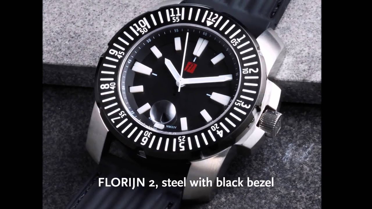 FLORIJN Watches 1 ,2 and 3 DIVERs - YouTube