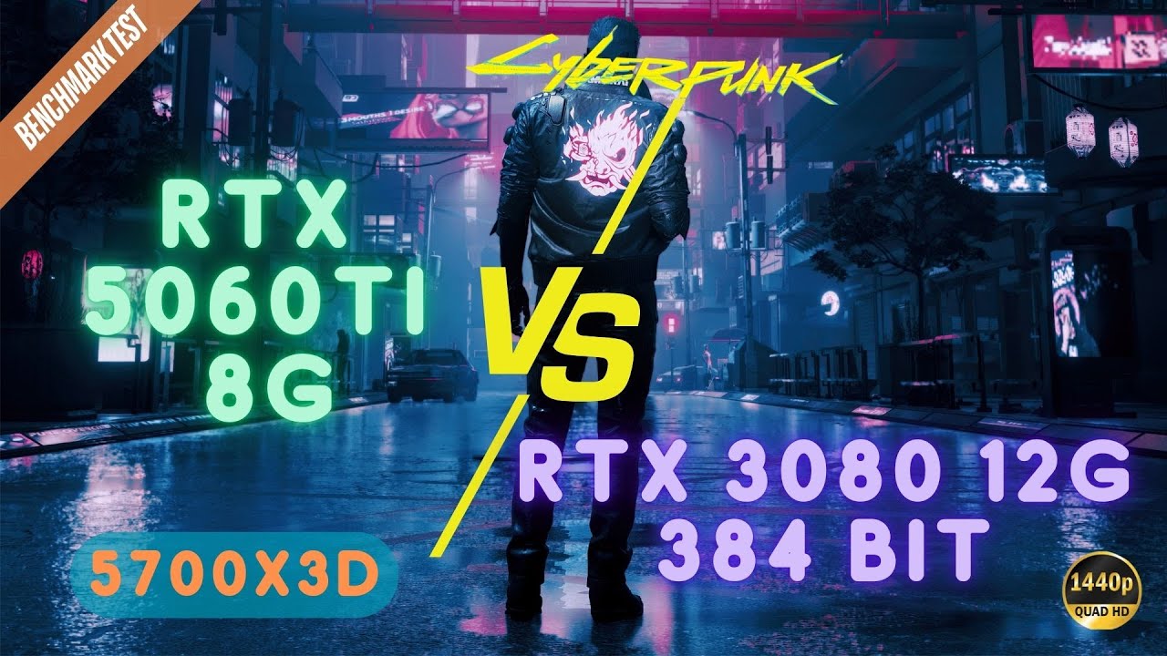 RTX 5060 Ti 8GB vs RTX 3080 12GB ! ! | Cyberpunk 2077 Benchmark Test ...