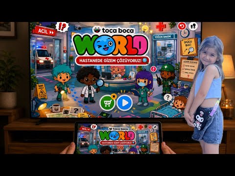 TOCA BOCA WORLD HASTANE DE GİZEMLİ YER BULDUKK 🫨🫨😱❤️🙏🏻😘