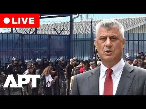 LIVE: Thaci Supporters Gather In Pristina Following Former Kosovo President’s Conviction | APT