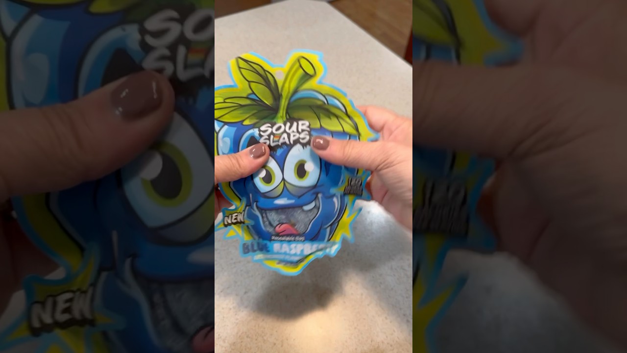 Sour Slap Candy #candy #sweet #sourcandy #snacks #sugar - YouTube