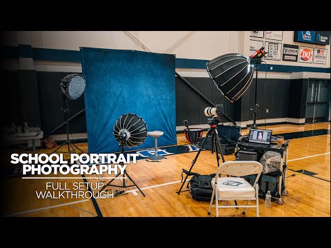 School Portrait Photography Setup Complete Walkthrough: Gear, Lighting & Workflow
