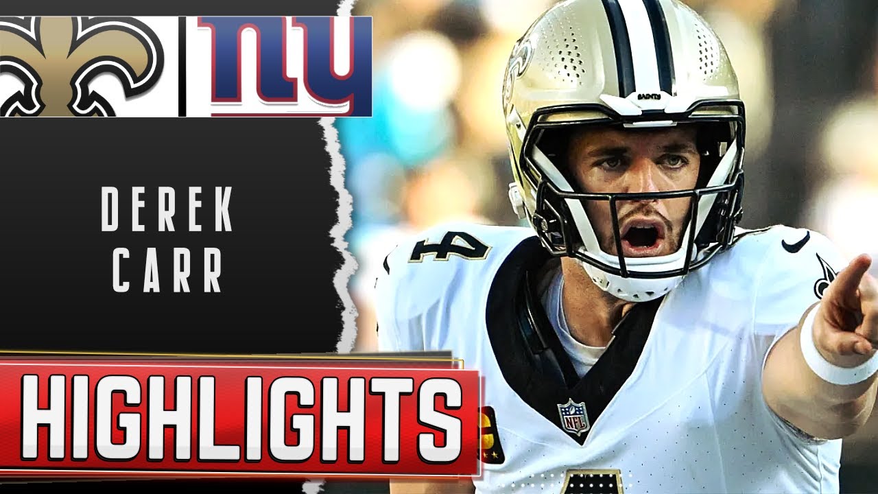 Derek Carr Highlights vs Giants | Week 14 - YouTube