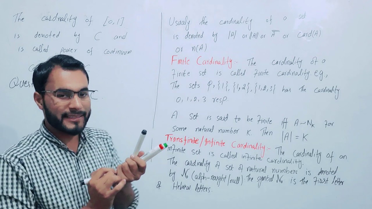 Set theory/Lec#13//Cardinality/Cardinals/Cardinal numbers/finite ...