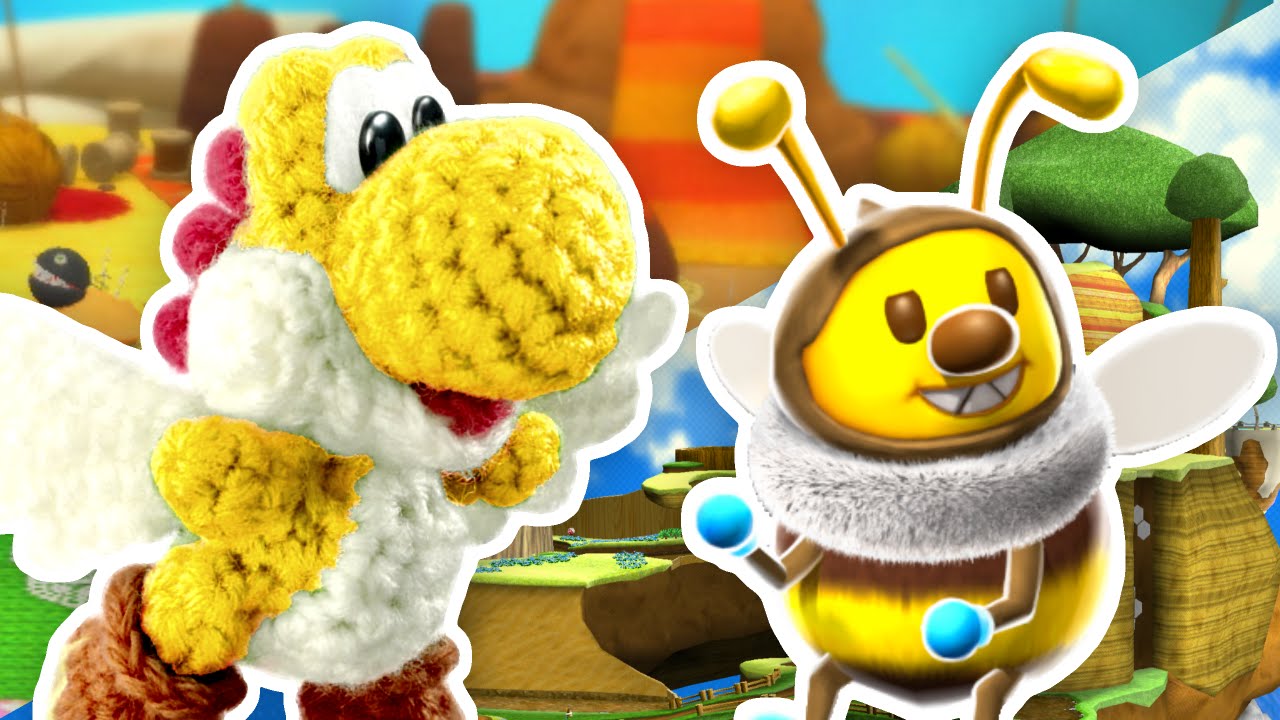 Honeyhive Yoshi - Mashup of Super Mario Galaxy vs Yoshi's Woolly World ...