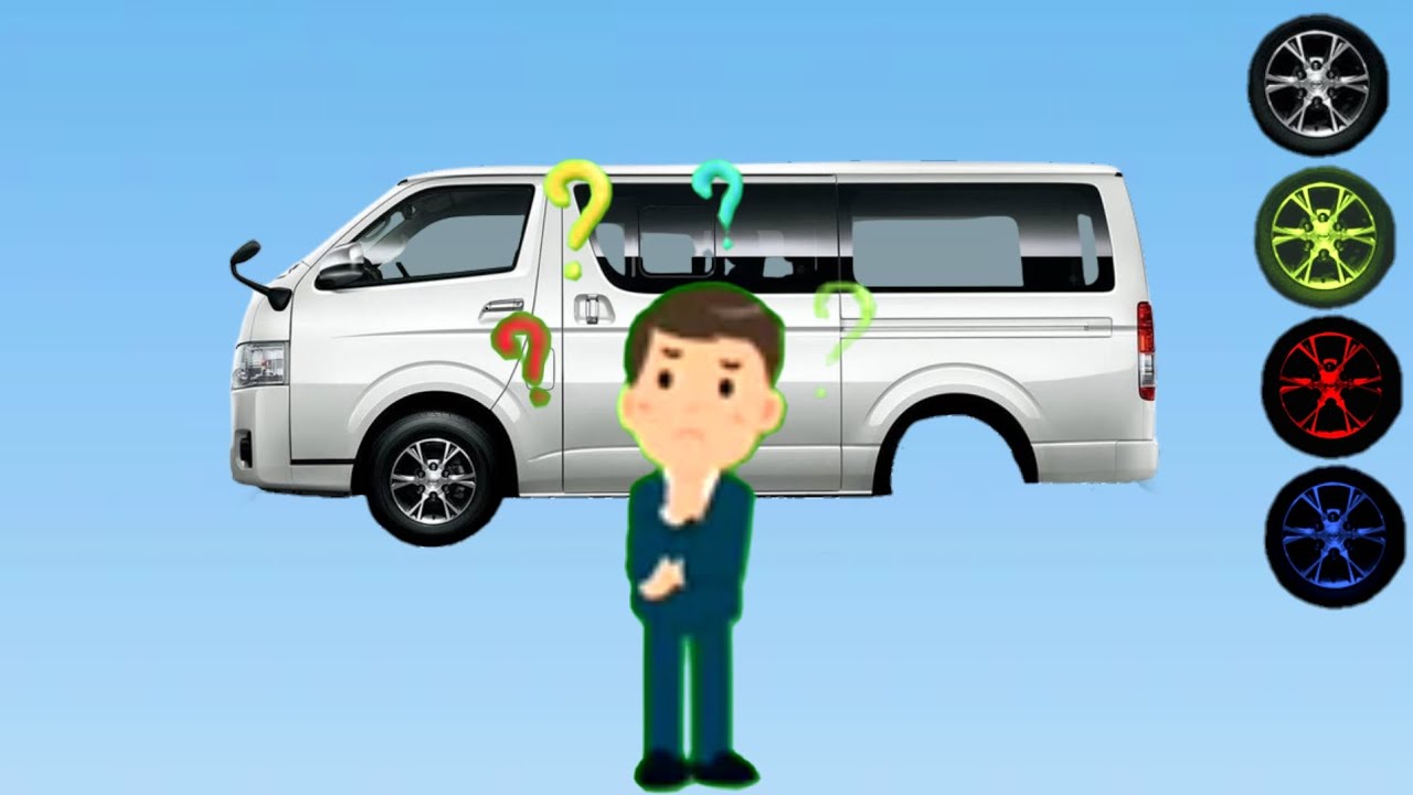 CORRECTLY CORRECTLY GUESS THE (MINI BUS WHEEL TYRE) - YouTube