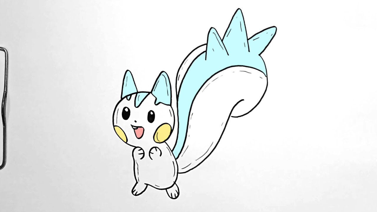 How to Draw PACHIRUSU | POKEMON CHARACTER - YouTube