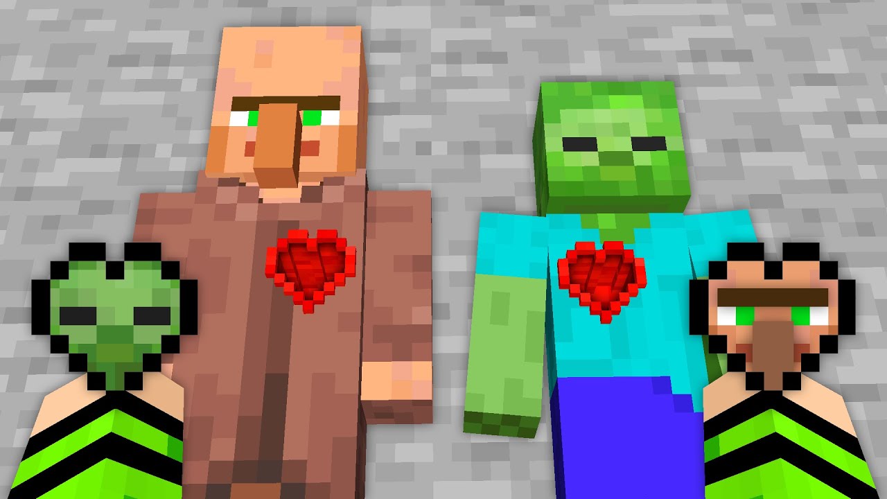 I Swapped Mobs HEARTS In Minecraft - YouTube