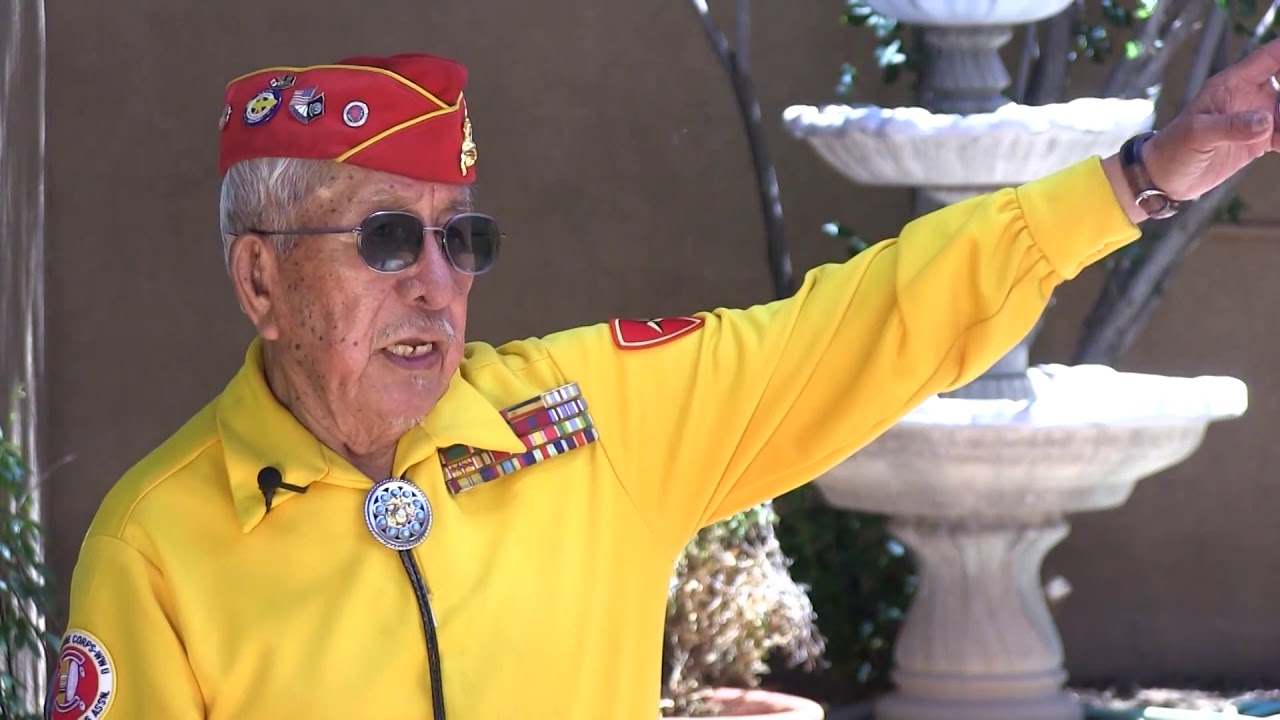 Bill Toledo Navajo Code Talker Living History - YouTube