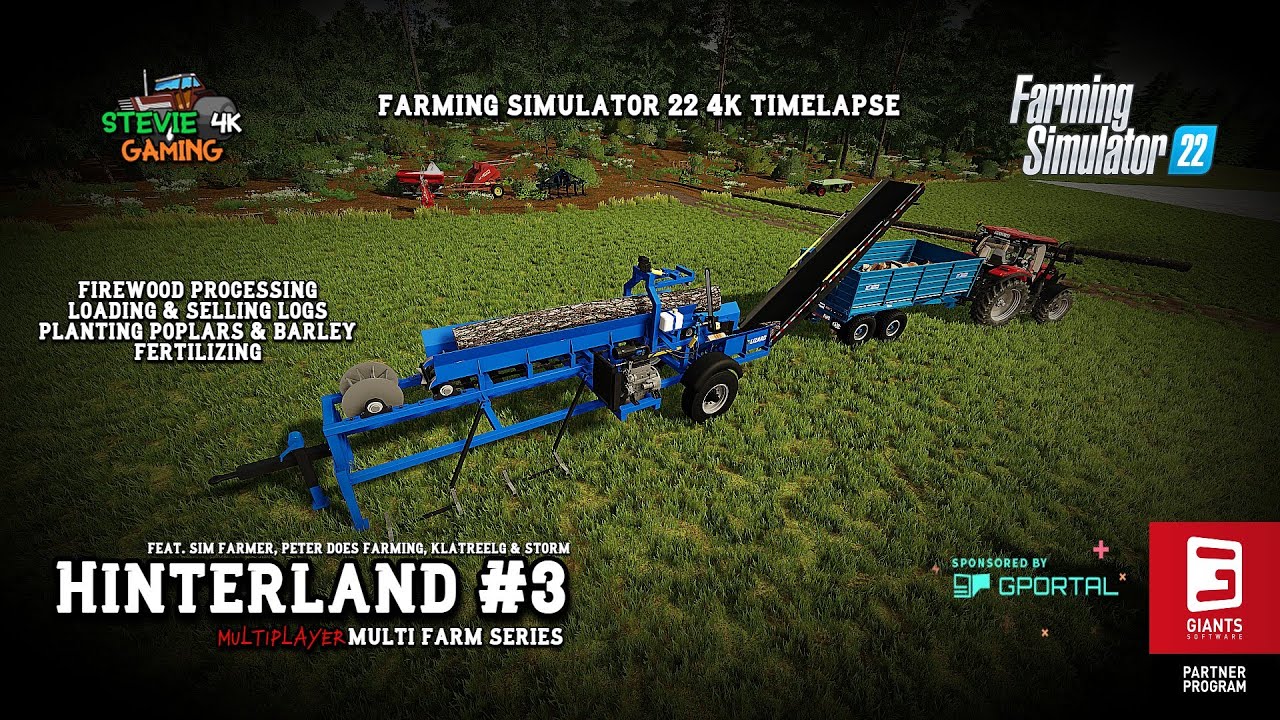 Hinterland/#3/Firewood processing/Planting Poplars&Barley/Fertilizing ...