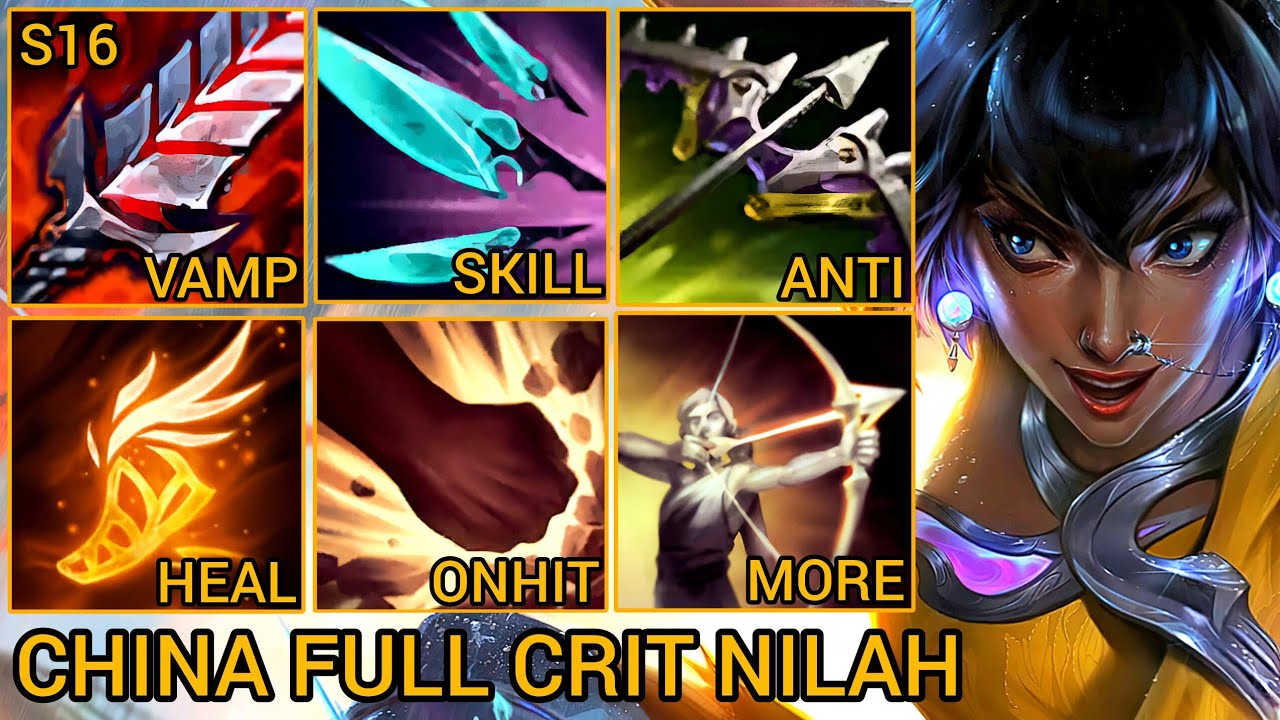 Nilah Big Critical Build Jungle - China Server Wild Rift Gameplay High ...