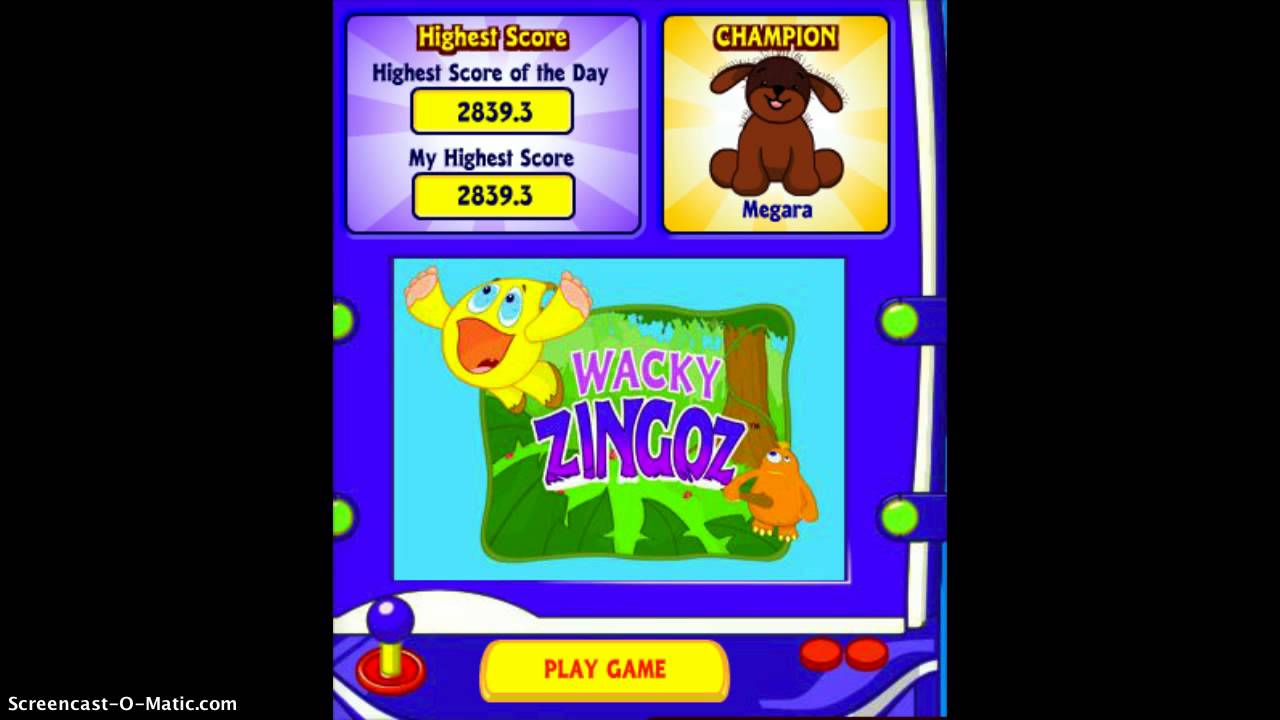 Highest score of the day on wacky zingoz! - YouTube