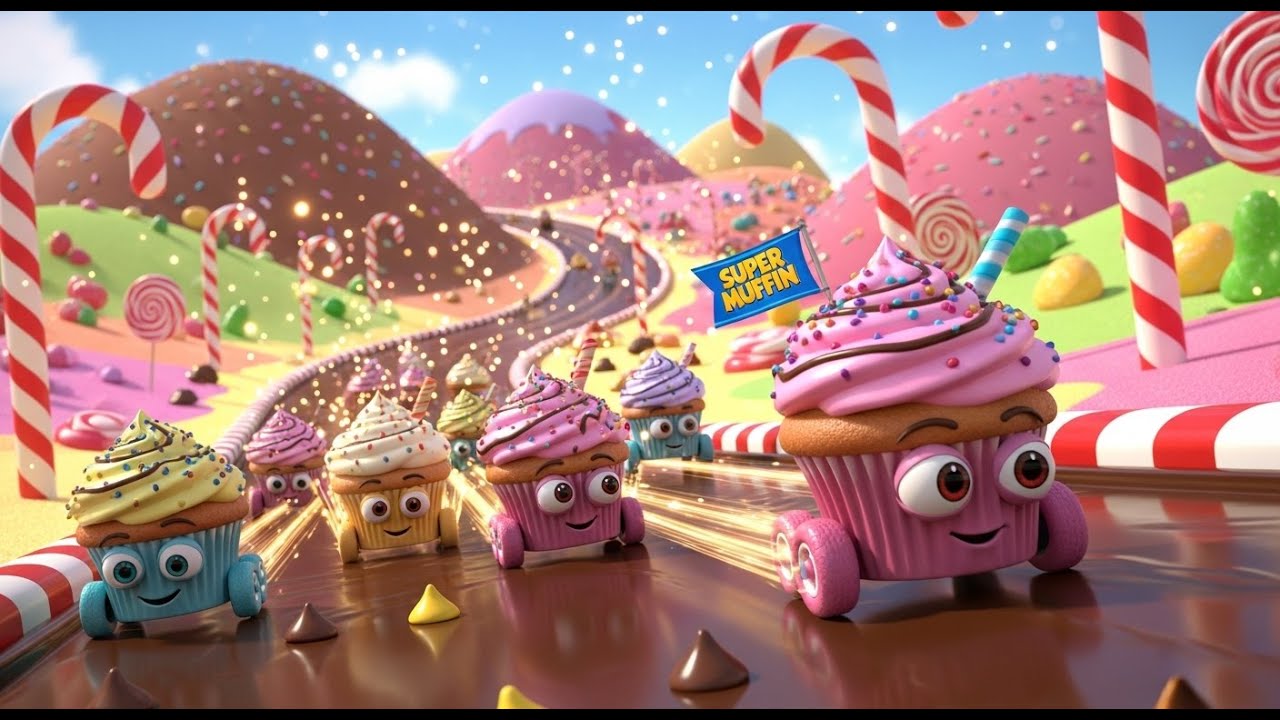 Super Muffin Baby — Driving the Cookie Car Adventure | Fun Food ...