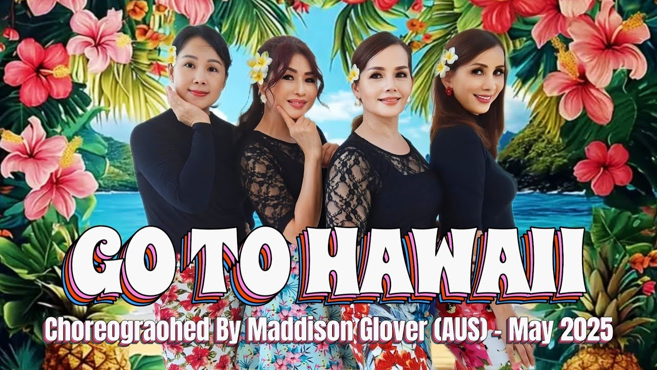 Go To Hawaii - Line Dance | Choreo Maddison Glover - YouTube
