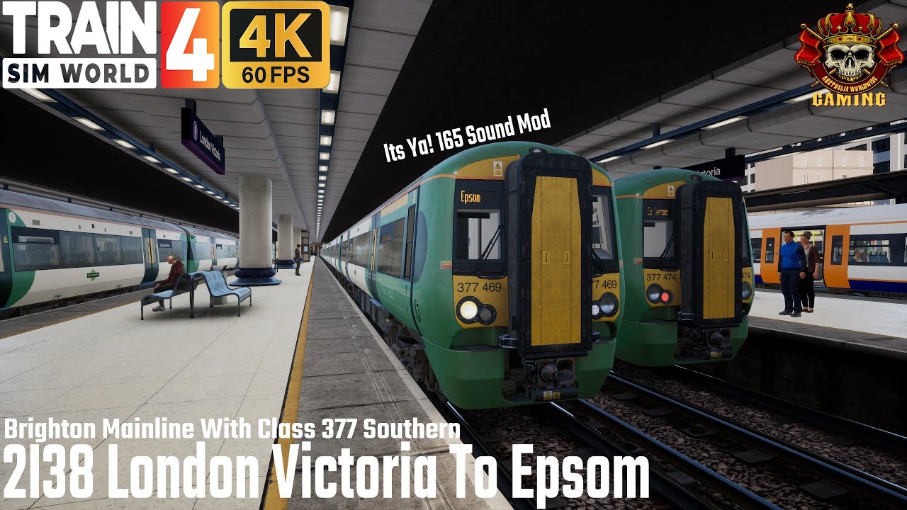 2I38 London Victoria To Epsom | Brighton Mainline | Class 377 Southern ...