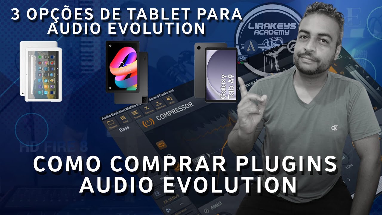 ⭐3 Tablet Para Usar no Audio Evolution Como Comprar Plugin - YouTube