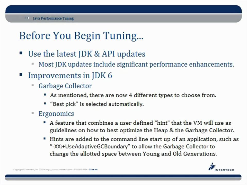 Intertech - Complete Java Performance Tuning Training - Part 3 - YouTube