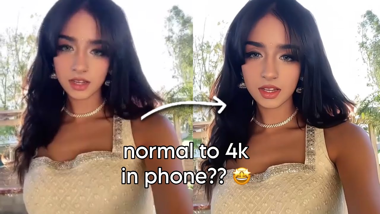 Convert a Normal Quality Video into 4K Quality with Just 1 Click in ...