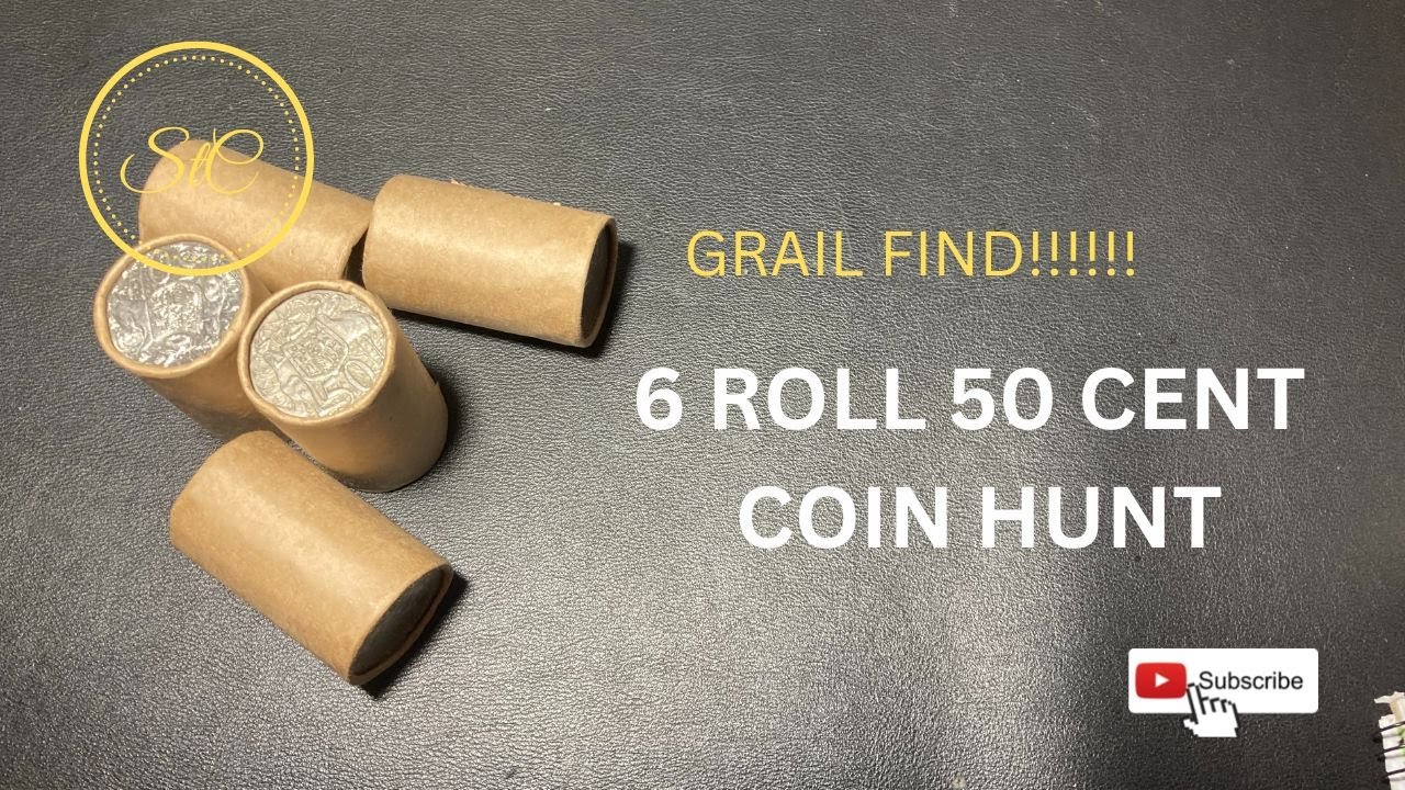 Coin Noodle Hunt Eps.108 - 6 Roll $60 50 cent coin roll noodling hunt ...
