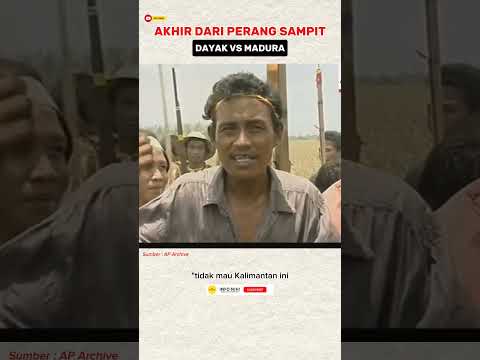 AKHIR DARI PERANG SAMPIT #shorts #dayak #perangsampit