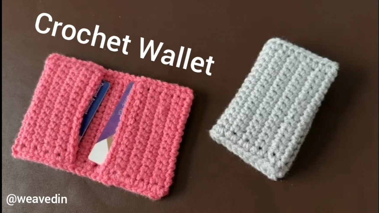 Easy DIY Crochet Wallet Tutorial - YouTube