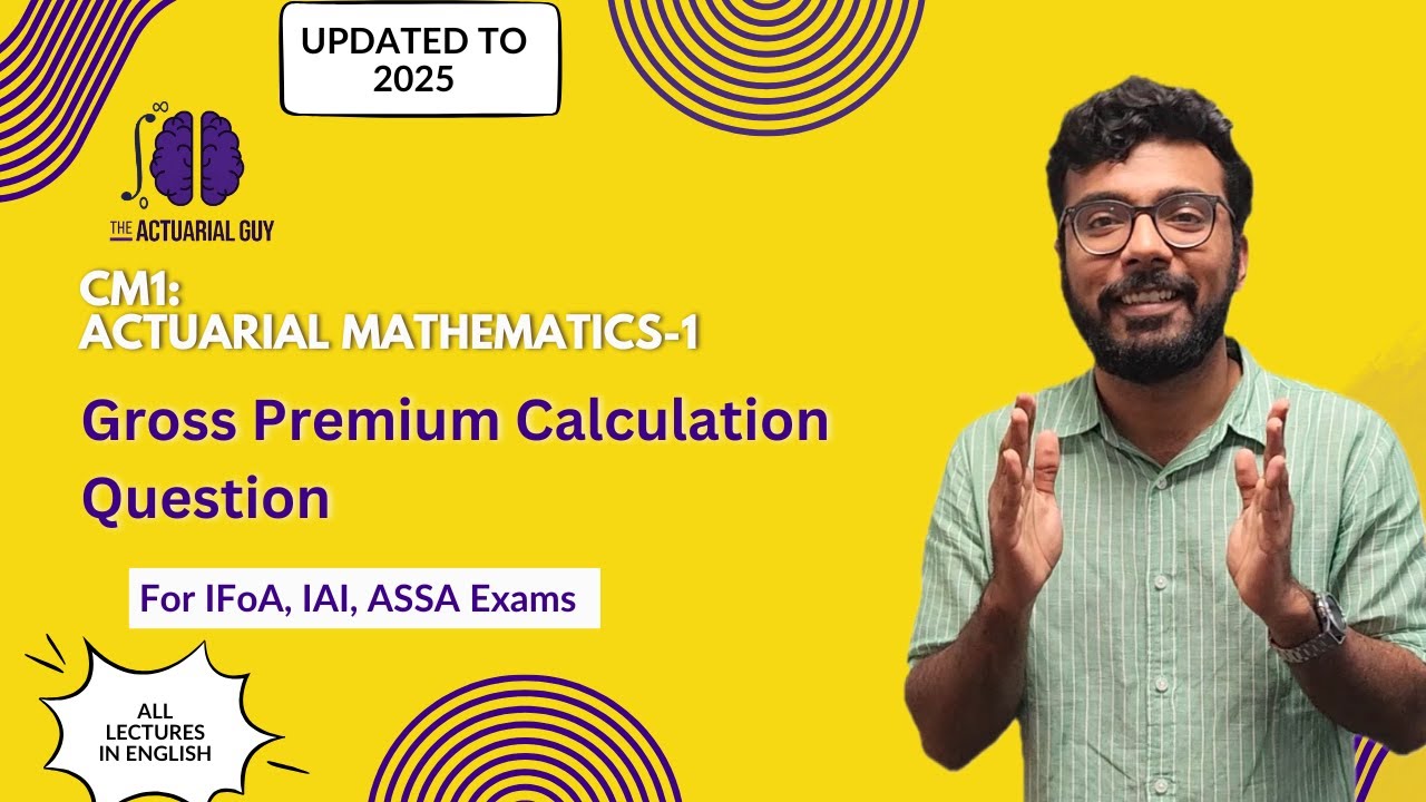 Gross Premium Calculation Question (solved on MS Word) - YouTube